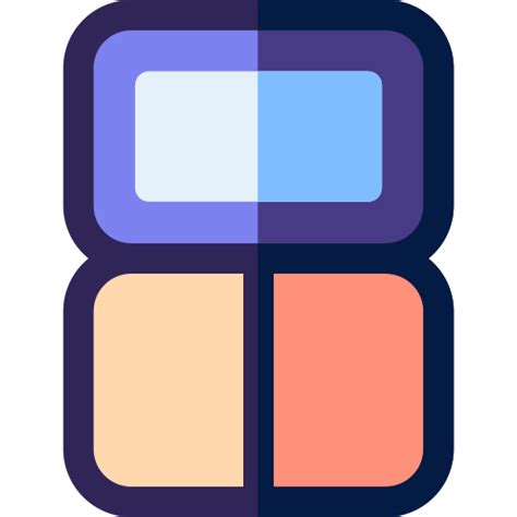 Powder Basic Rounded Flat Icon