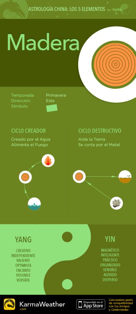 5 Elementos Chinos Fuego Tierra Metal Agua Madera