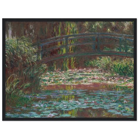 The Japanese Footbridge And The Water Lily Pool Giverny 1899 By
