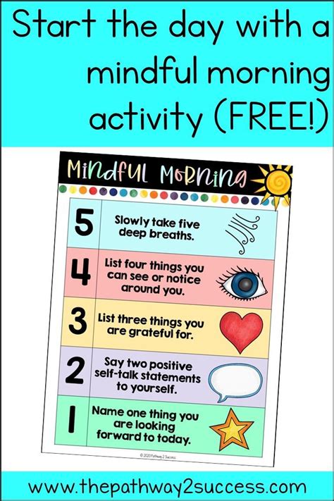 Mindful Morning Check In Free Sel Activity For Mindfulness