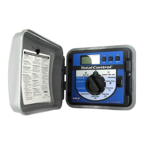 Irritrol Total Control User Manual Pdf Download Manualslib