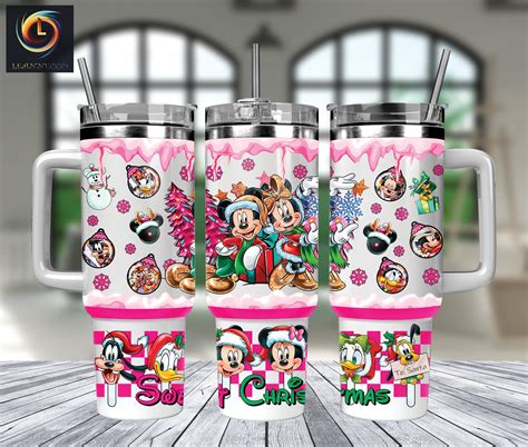Christmas Mickey And Minnie Disney Cartoon Custom Stanley Cup 40 Oz 30