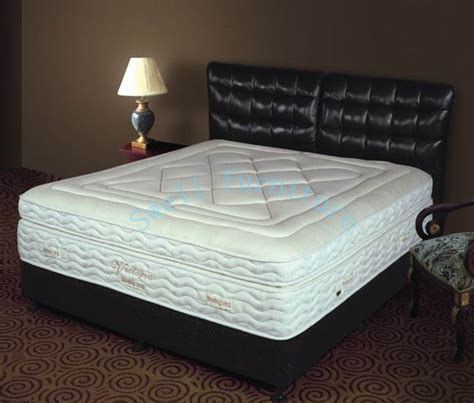 Euro Pillow Top Box Spring Coil Memory Visco Mattress Swm 013 China