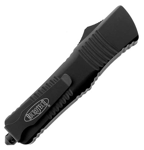 Microtech Combat Troodon Bowie Black Tactical Standard 146 1t Pre Owned American Edge Knives