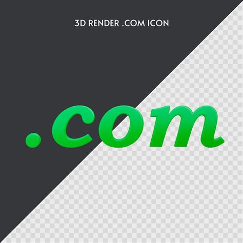 Premium Psd Com Green Icon