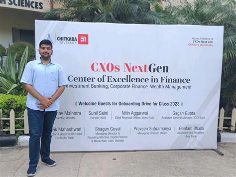Bhavyam Jain On Linkedin Cxosnextgen Chitkarauniversity Finance
