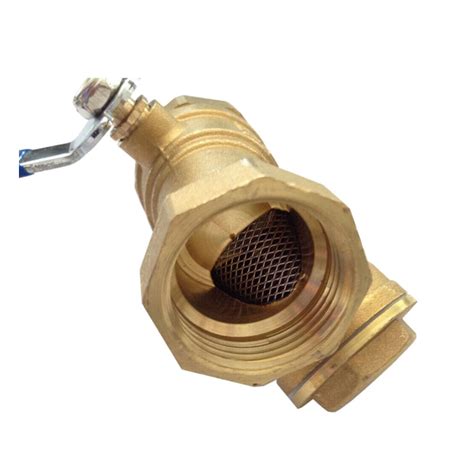 Y Typ Messing Sieb Filter Kugelhahn Anschluss 1 Zoll Dn25 Innengewinde