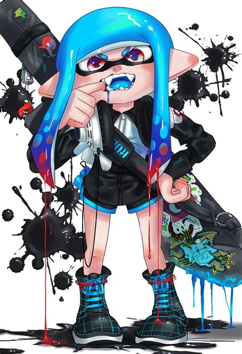 Splatoon 2 Splatoon Games Inkling Game Art Tsitraami