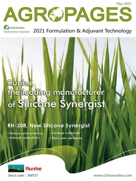 Agropages May 2021 Formulation And Adjuvant Technology Pdf Pesticide Innovation