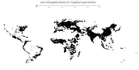 Population Density Of The Entire World