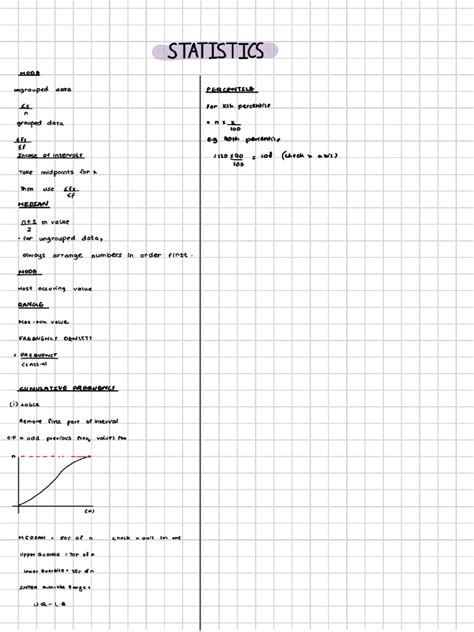 Statistics Igcse Pdf