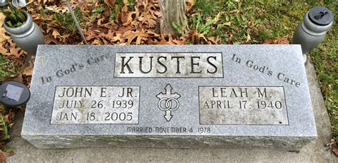 John Edward Kustes Jr 1939 2005 Find A Grave Memorial