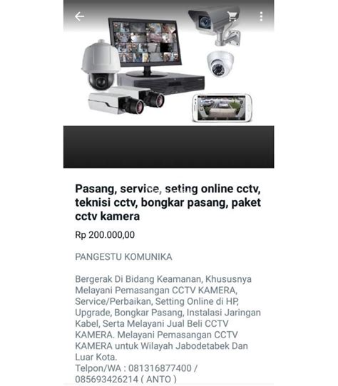 Jasa Service Cctv Kamera Dan Pabx Di Bintaro Pamulang Ciputat Bsd Alam Sutera Di Tangerang