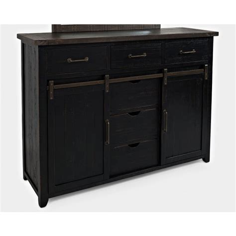 Madison County Dresser Vintage Black Jofran Furniture Furniture Cart