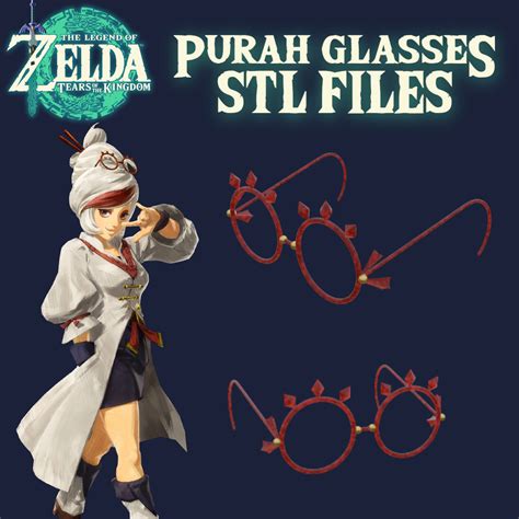 👓 Purah Glasses Zelda Tears Of The Kingdom・free Stl File For ・cults