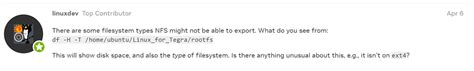 rootfs does not support nfs export reopen never solved jetson orin nx nvidia developer forums