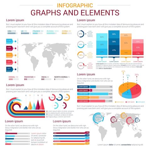 Éléments De Conception Infographique Avec Graphique Et Graphique