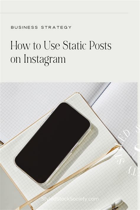 How To Use Static Posts On Instagram Styled Stock Society