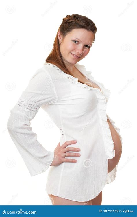 Bella Ragazza Incinta Immagine Stock Immagine Di Sfondo 18733163