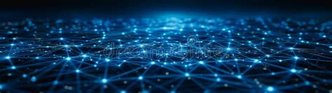 Network Lines And Dots Of Global Connectivity And Data Transmission