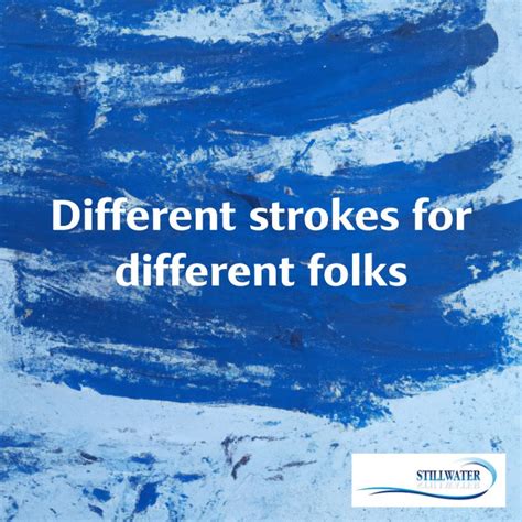 Different Strokes Stillwater Consulting
