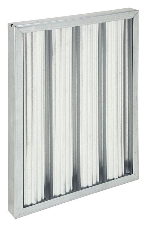 Grainger 20 In X 16 In X 2 In Galvanized Steel Grease Filter 5c107