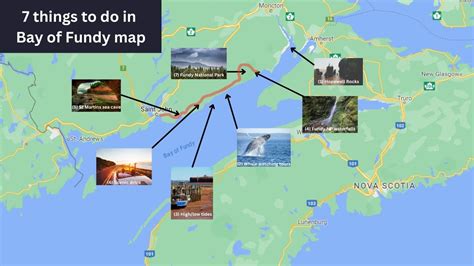 Fundy Bay Map Baie De Fundy Nouvelle Écosse Ryjiwn