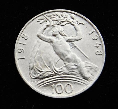 Čsr 100 Kčs 1948 Vznik Republiky Aukro