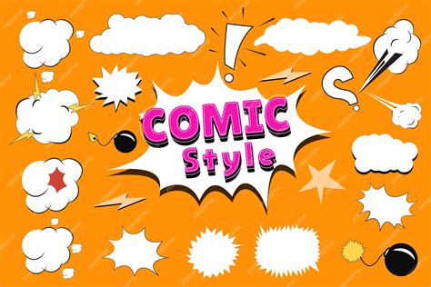 Premium Vector Comic Elements