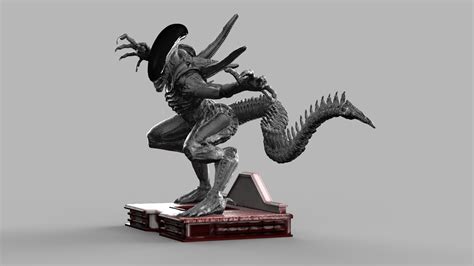 Stl File Alien Xenomorph Attack・3d Printing Idea To Download・cults