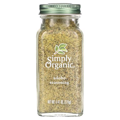 Simply Organic Adobo Seasoning 441 Oz 125 G