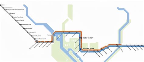 Metro Map Washington Dc Silver Line Map Schedule And Stations With Pdf