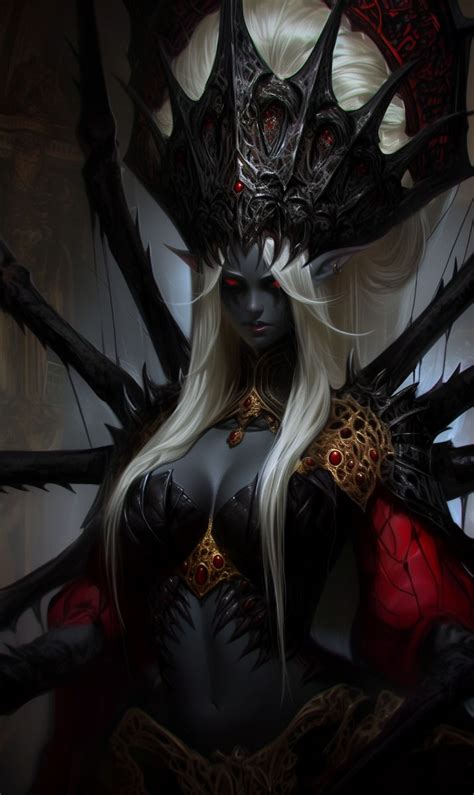 Lolth Queen Of The Demonweb Pit Lolth Dnd 5e Lolth Cleric Dark Elves