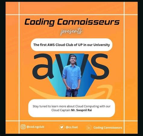 Coding Connoisseurs On Linkedin Awscloudclub Cloudcaptain