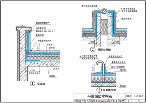 《建筑防水系统构造（三）》（图集编号：24cj40 3）【全文附高清无水印pdf版下载】 图集下载 集标数字资源网