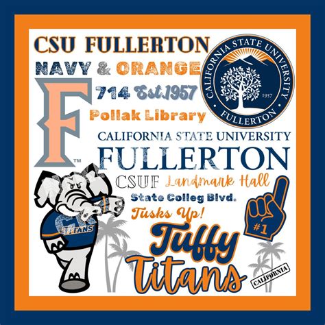 Csuf Digital Download Pillow Design For College Acceptance Bed Party College Dorm Decor Custom
