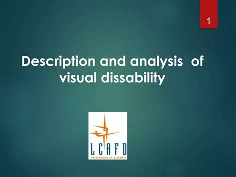 Visual Disability Pptx