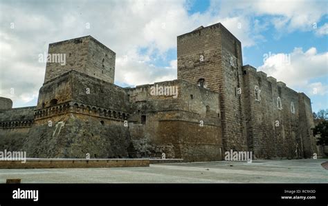 Swabian Castle Castello Normanno Svevo Bari Apuglia Italy Stock