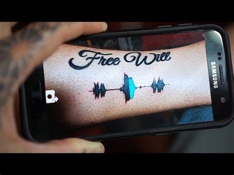 Skin Motion Soundwave Tattoos You Can Hear With An App Sound Wave