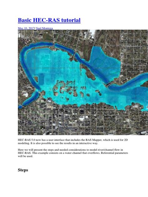 Basic Hec Ras Tutorial Hatari Labs Pdf Cross Section Physics