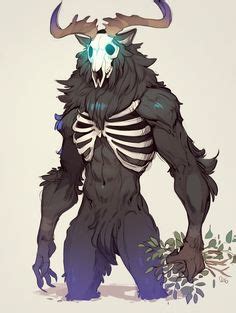 Simple Wendigo Drawing