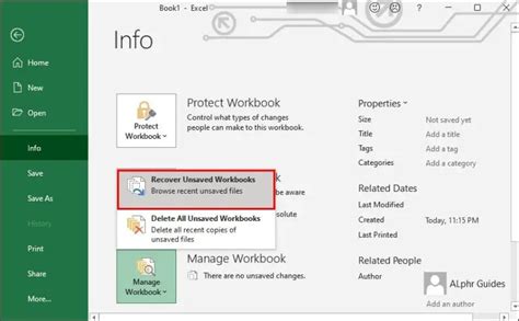 how do i revert back to a previous version of an excel document