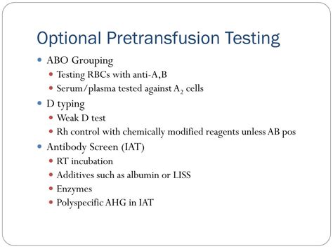 Ppt Unit 8 Pretransfusion Testing Part 2 Powerpoint Presentation