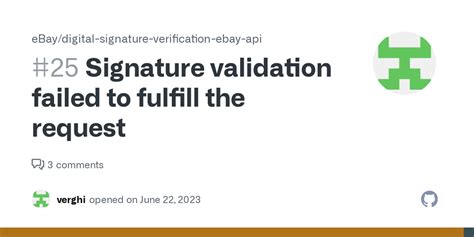 Signature Validation Failed To Fulfill The Request · Issue 25 · Ebay
