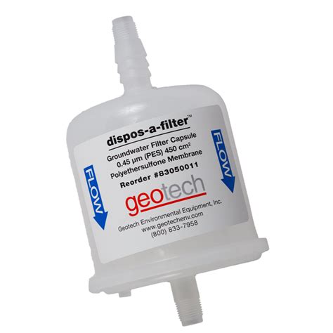 Geotech Dispos A Filter™ Capsule 45µm 450cm2 Envirotech Services