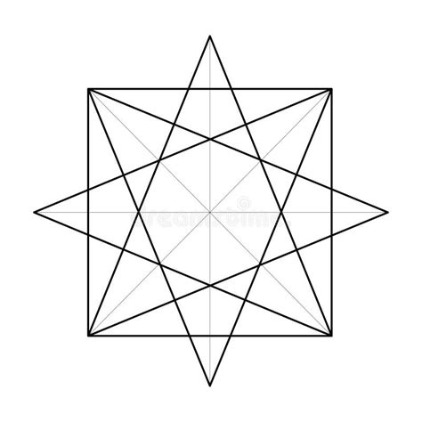 Circle Square Rectangle Graph Scared Geometry Vector Design Elements