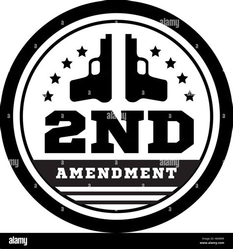 2nd Amendment To The Constitution Second Amendment Stock Vector Images Alamy