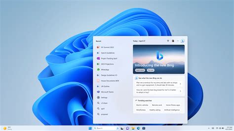 Microsoft Brings Its New Ai Powered Bing To The Windows 11 Taskbar