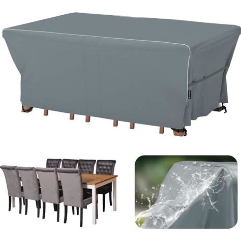 Housse Salon De Jardin Imperméable Housse De Table Jardin