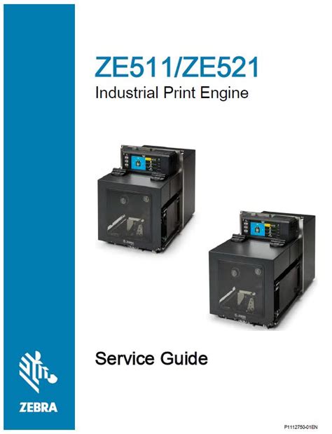 Zebra Ze511 Ze521 Service Guide Zebra